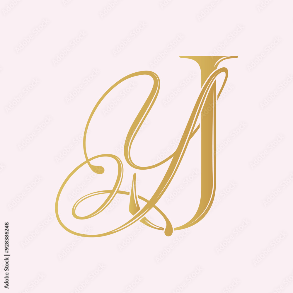 YJ,JY, logo YJ, Letter YJ,monogram YJ, vector, logo, Wedding Monogram ...
