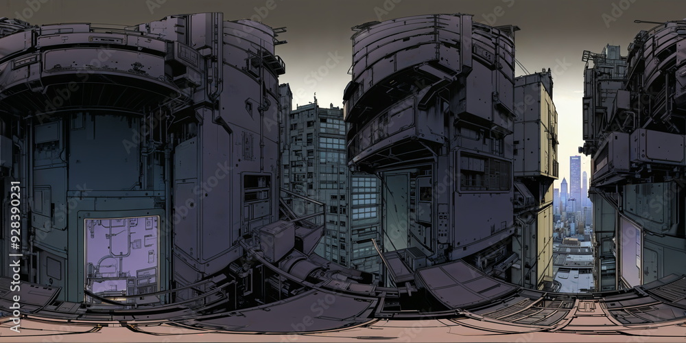 Full 360 degrees seamless spherical panorama HDRI equirectangular ...