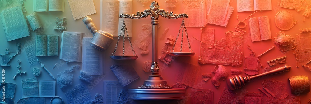 historical montage showing the evolution of justice symbols, including ...