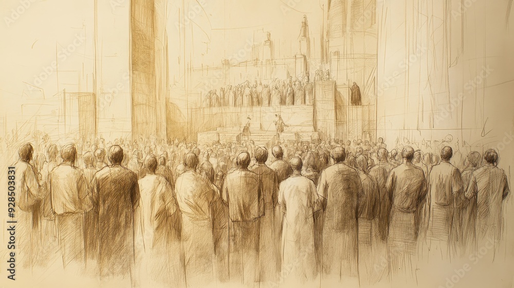 Biblical Illustration of Ezra and Opposition to the Rebuilding: Jewish ...