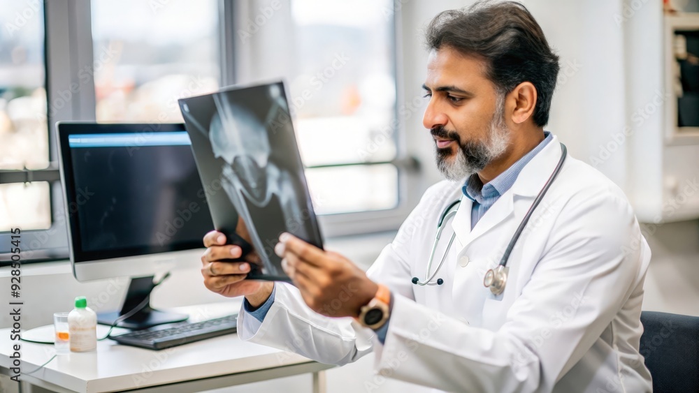 Indian Rheumatologist with Joint Care Tools - Indian male ...