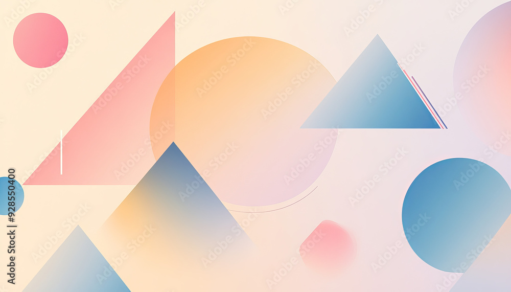 Design a modern and clean desktop background using abstract geometric ...