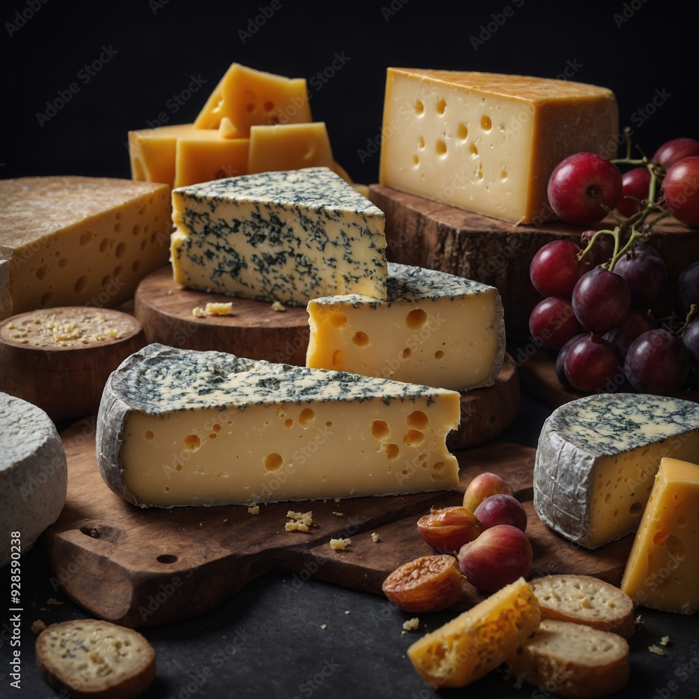 Discover the best of cheese making with an elegant display of premium ...