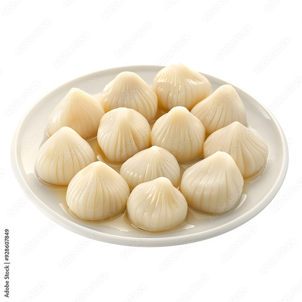 Plate of traditional indian modak sweets, typically enjoyed during ...