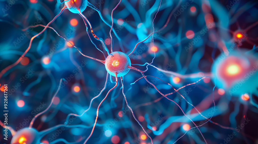 Neuron cells, brain cells, nerve cells, nervous system, neurons ...