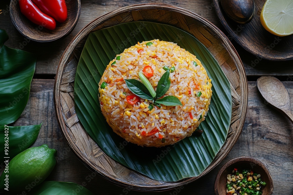 Pattaya Fried Rice, A Malaysian-inspired dish where the fried rice is ...