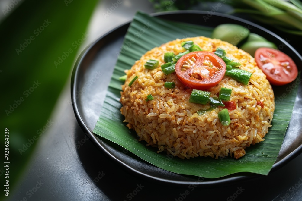 Pattaya Fried Rice, A Malaysian-inspired dish where the fried rice is ...