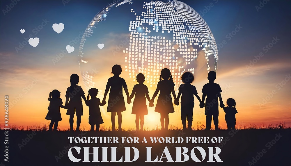 Stop child labor poster. Child Labor Contrast - A poster featuring a ...