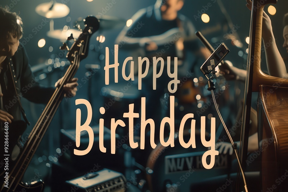 Music-Themed Collage: A melodious collage with photos of music-themed ...