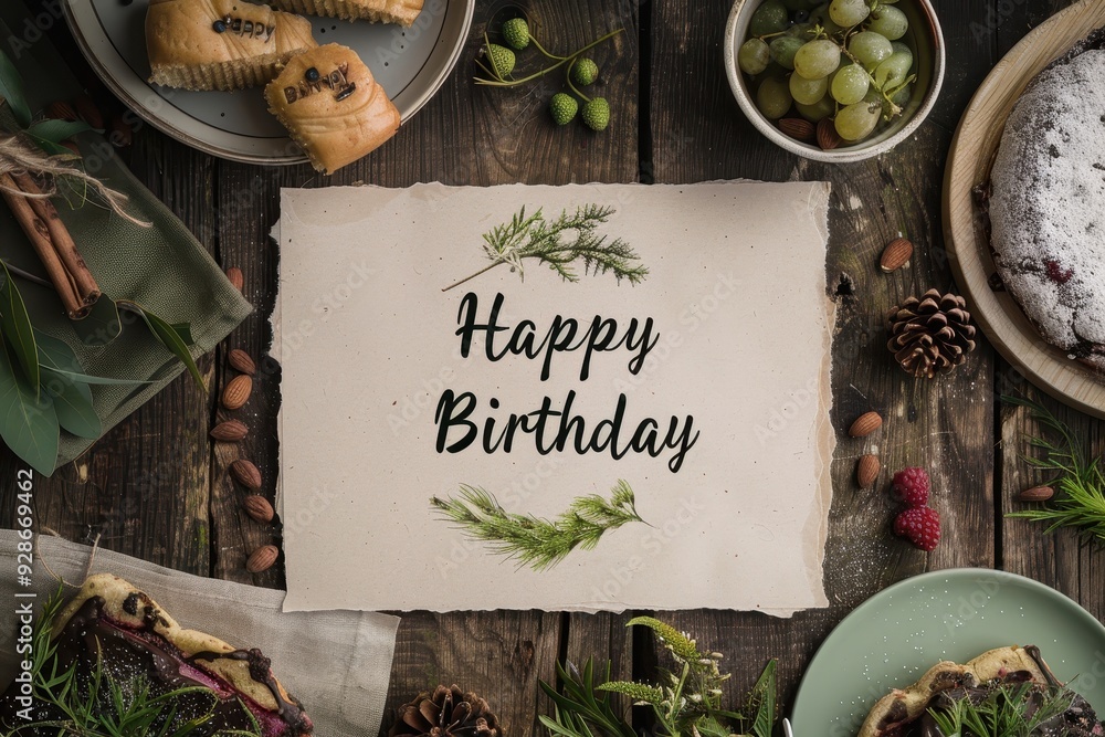 Nature-Themed Collage: A serene collage with photos of outdoor birthday ...