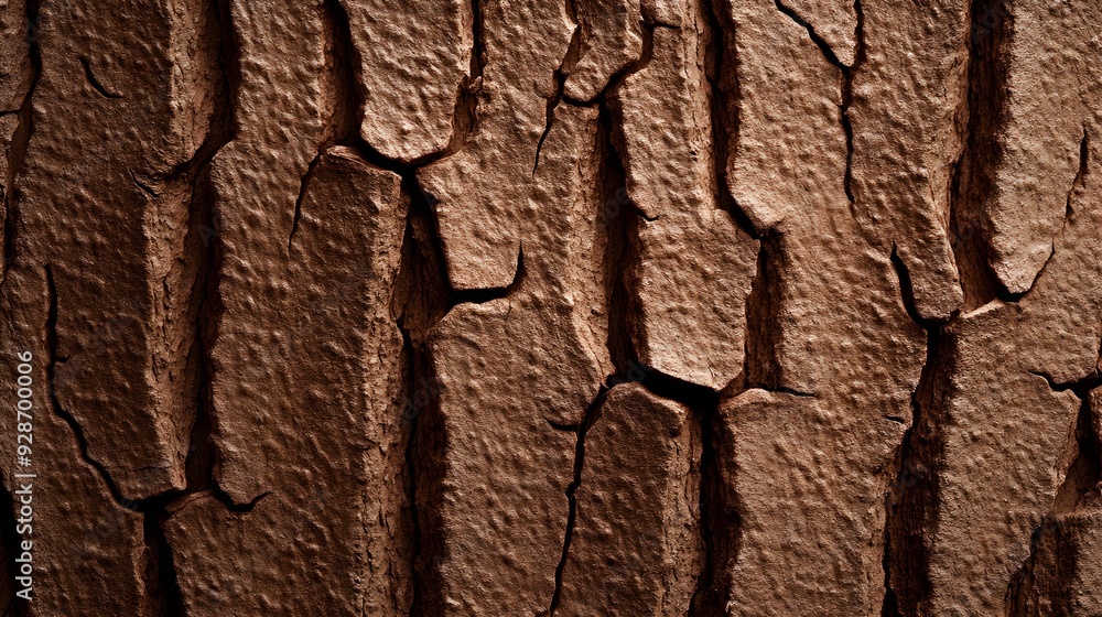 Capturing the distinct texture of catalpa tree bark, with its thick ...