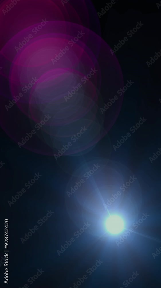 Studio Shot Light Leaks and Lens Flares 4k Transparent Digital Lens ...