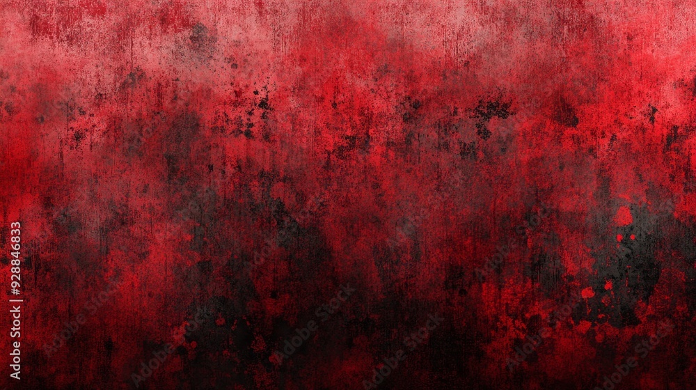BloodRed Grunge Texture Closeup of a textured red surface with black ...