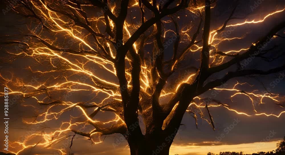 A New Life Depicted as a Growing Tree of Electrical Discharges ...