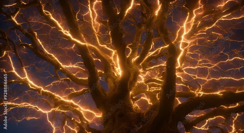 A New Life Depicted as a Growing Tree of Electrical Discharges ...