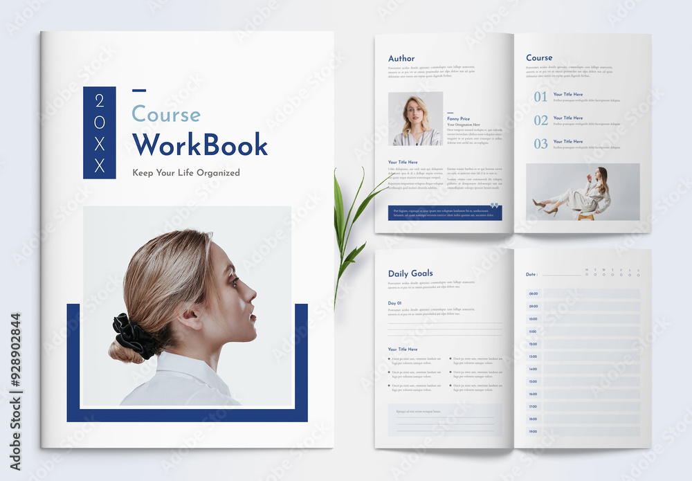 Workbook Layout Stock Template | Adobe Stock