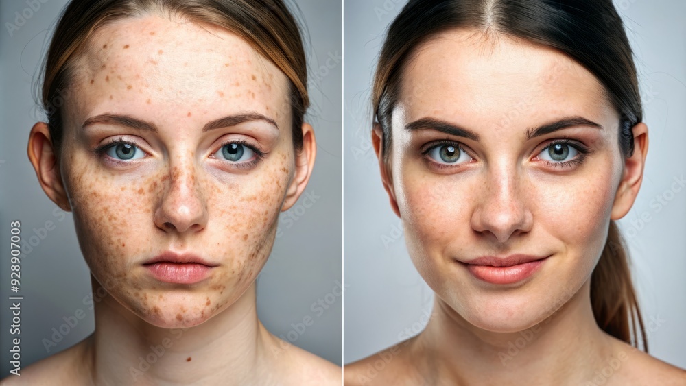 Dramatic split-screen comparison shows remarkable transformation from ...