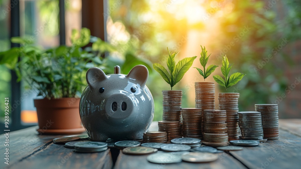 A visual guide showing different methods of saving money such as using ...