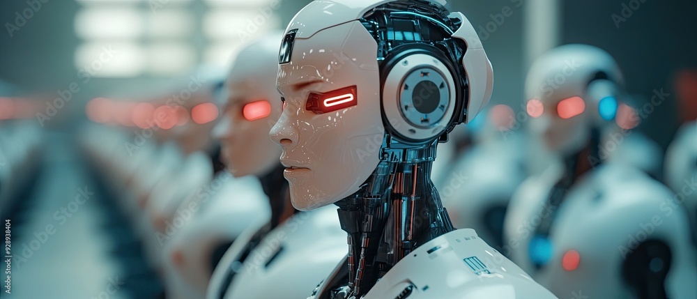 Breakthrough in robotics advanced AI humanoid robots futuristic ...