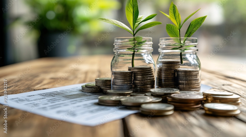 An illustration showing the different types of investment accounts with ...