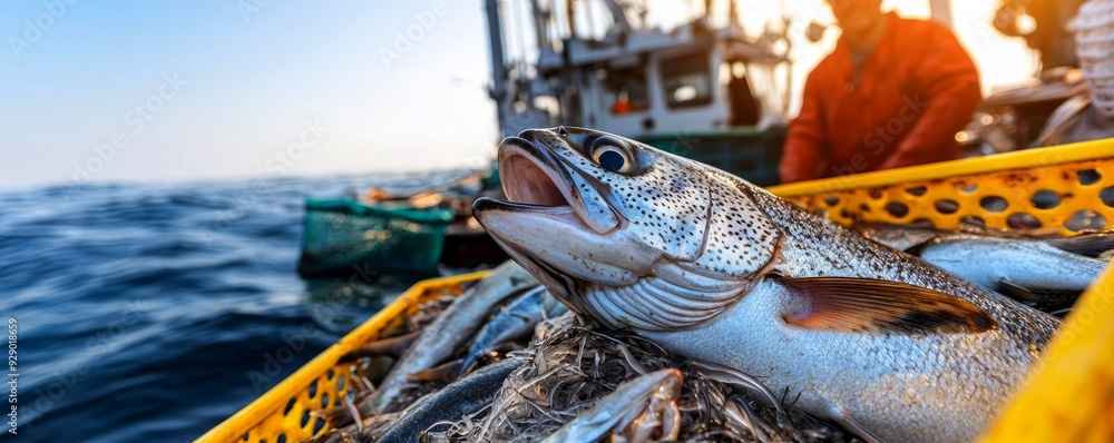 A sustainable fishing operation, using techniques that preserve fish ...
