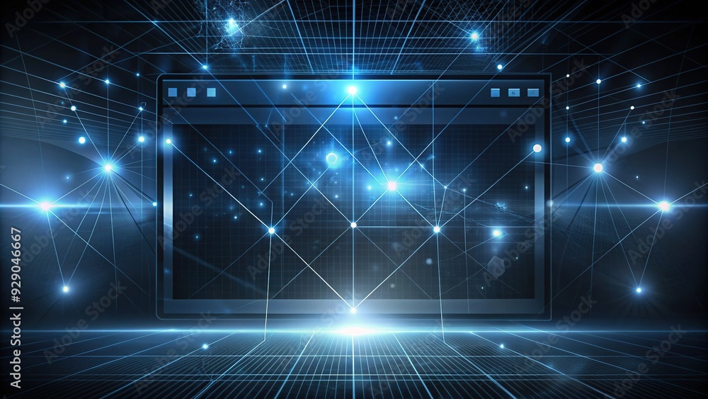 Mysterious dark website background with subtle grid pattern, abstract ...