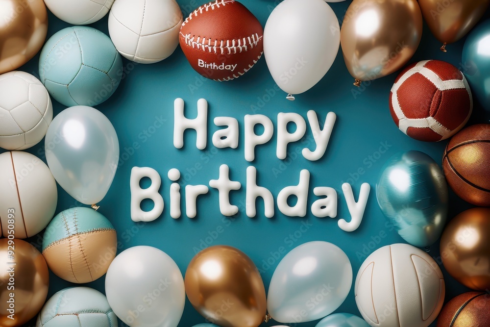 Sports-Themed Collage: A dynamic collage with photos of sports-themed ...