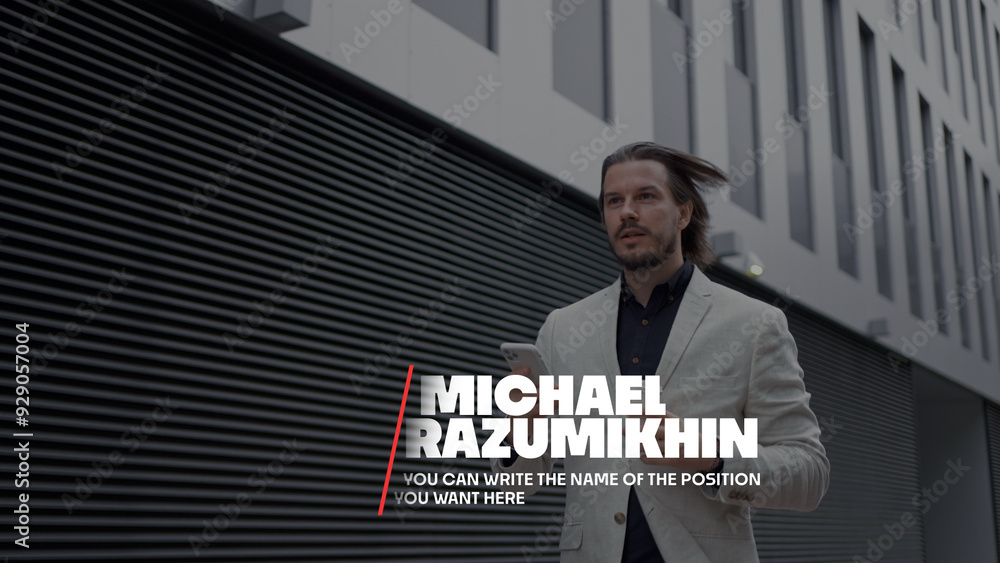 Shadow Lower Thirds Stock Template | Adobe Stock