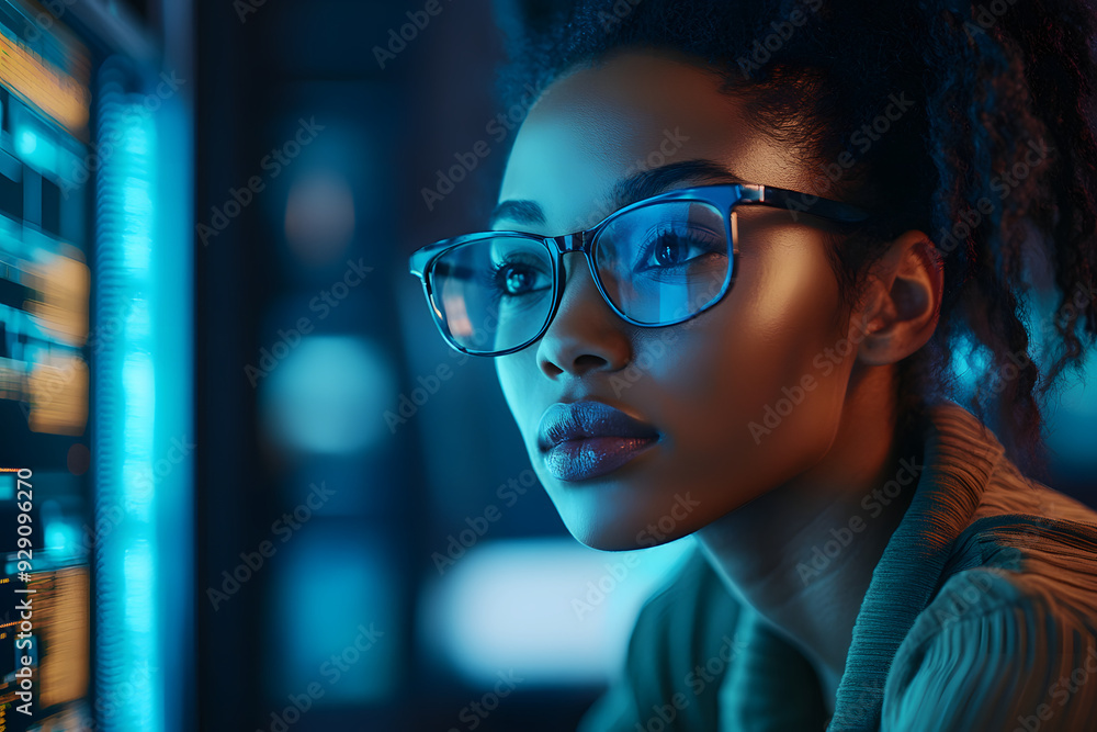 Artificial intelligence cyber security risks illustration concept AI ...