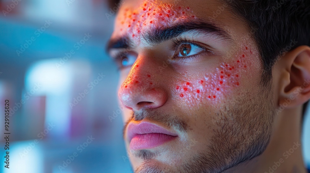 Close-Up of Severe monkeypox rash, mpox rash Symptoms in Clinical ...