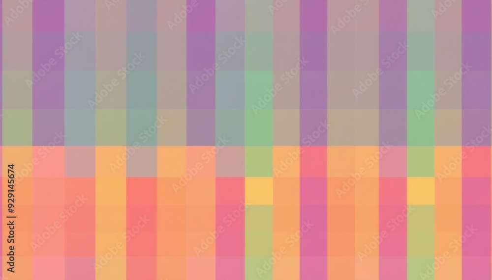 rainbow stripes arranged in a checkerboard pattern each stripe in a ...