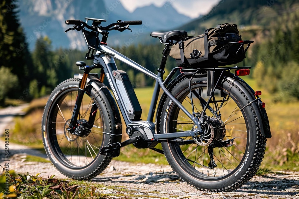 An e-bike expedition through the stunning mountains, capturing the ...