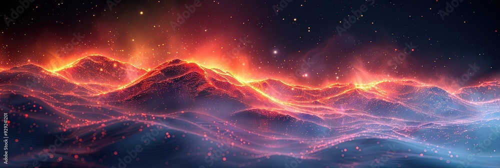 presentation background that shows amplification and elevation with a ...