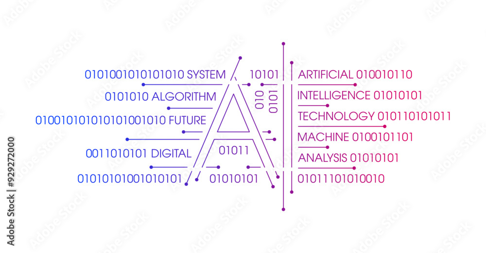 gradient artificial intelligence, system, algorithm, future, digital ...