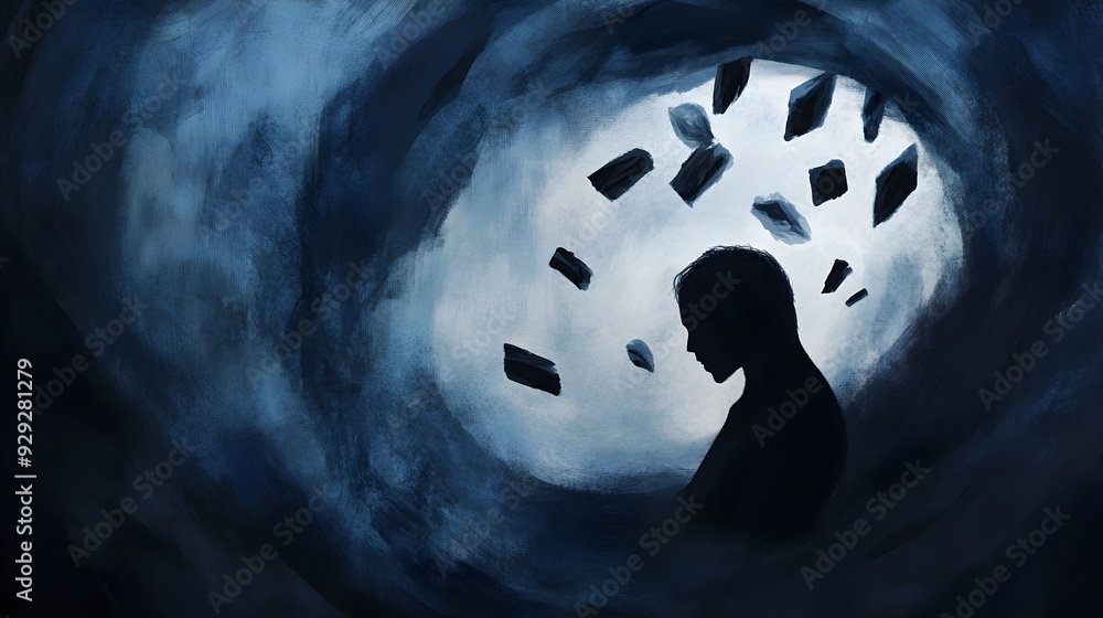 Siła, odporność, kobieta, rozbite lustro, mozaika doświadczeń ...