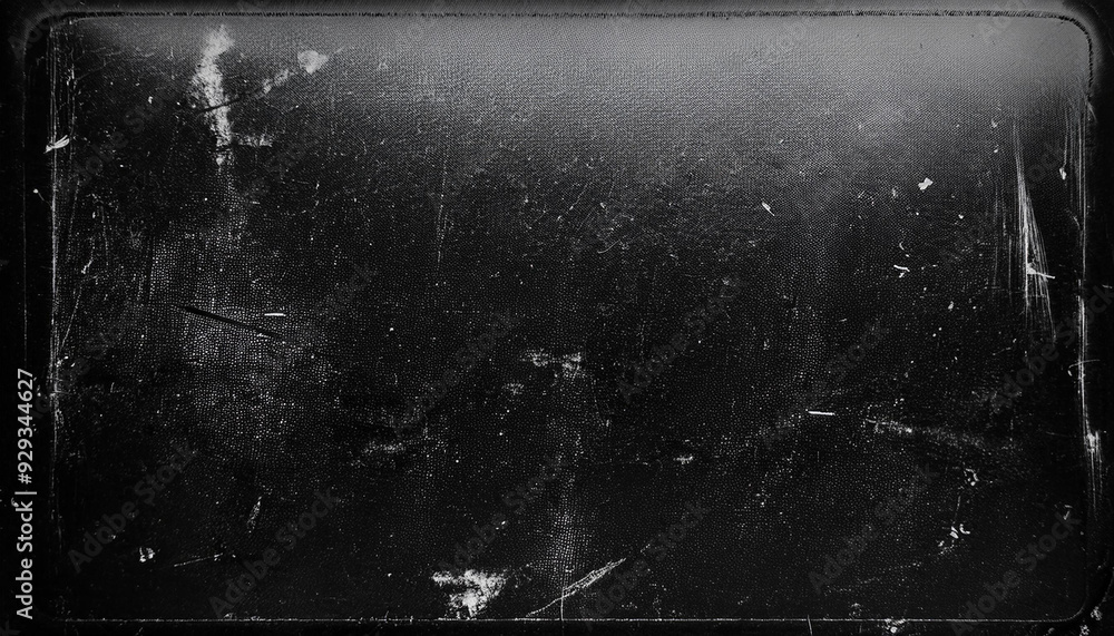 Dusty scratched and scanned old film texture with cracks; dirty grunge ...