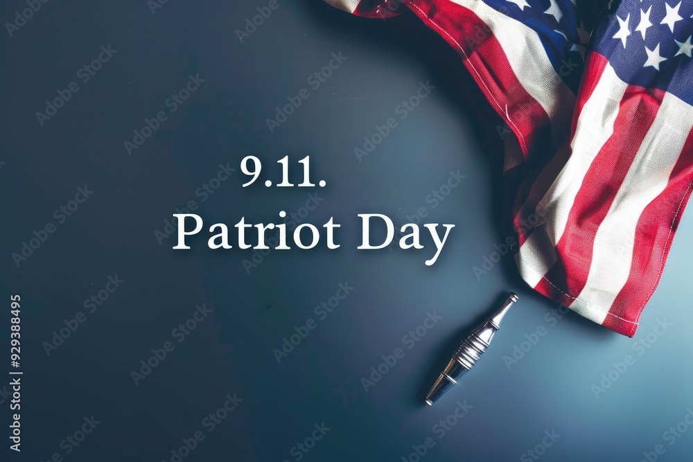 Solemn remembrance: text 9.11. patriot day, honoring memory of those ...