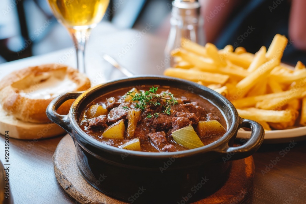 Carbonade Flamande, A traditional Belgian stew made with beef, onions ...