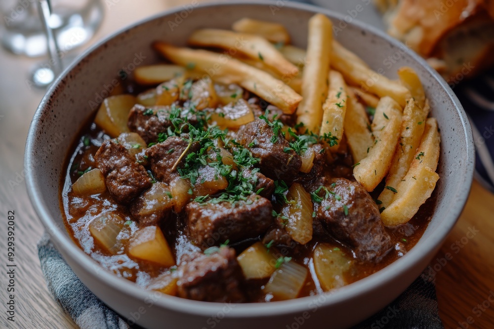 Carbonade Flamande, A traditional Belgian stew made with beef, onions ...