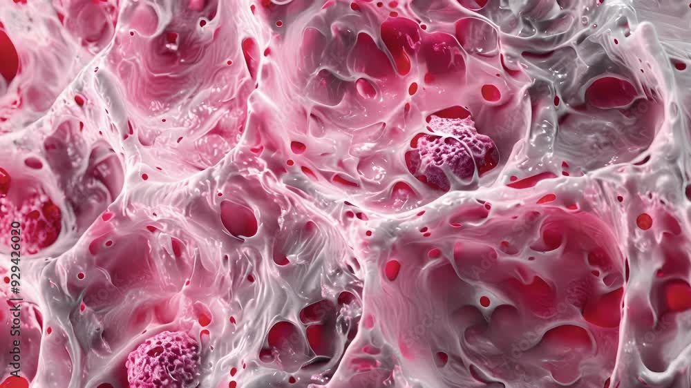 The bone marrow stroma is composed of a mix of adipose cells ...