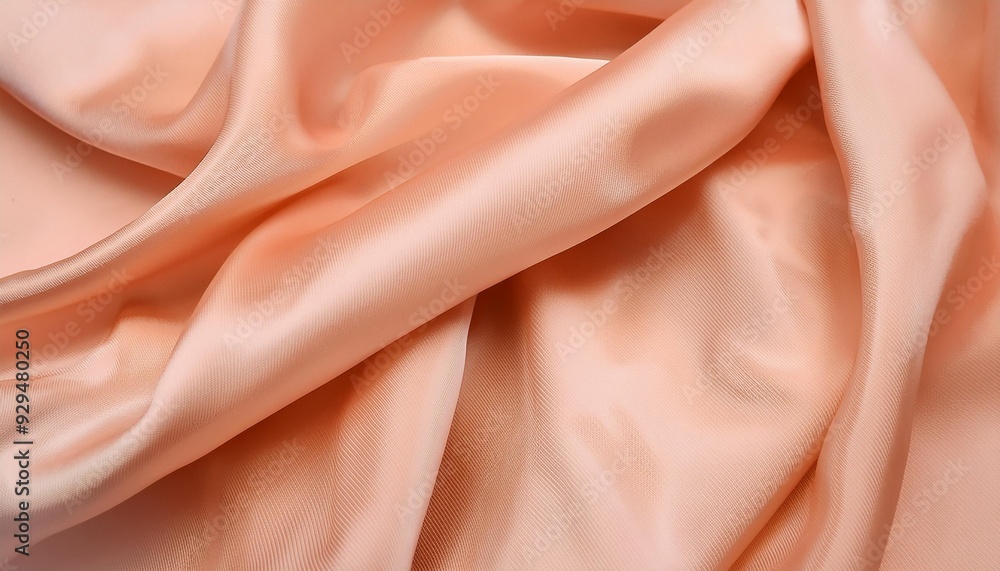 pantone 2024 peach fuzz color of the year header elegant satin fabric ...