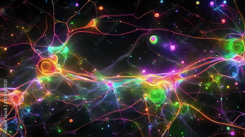 A confocal microscopy image of the dendrites of a neuron demonstrating ...