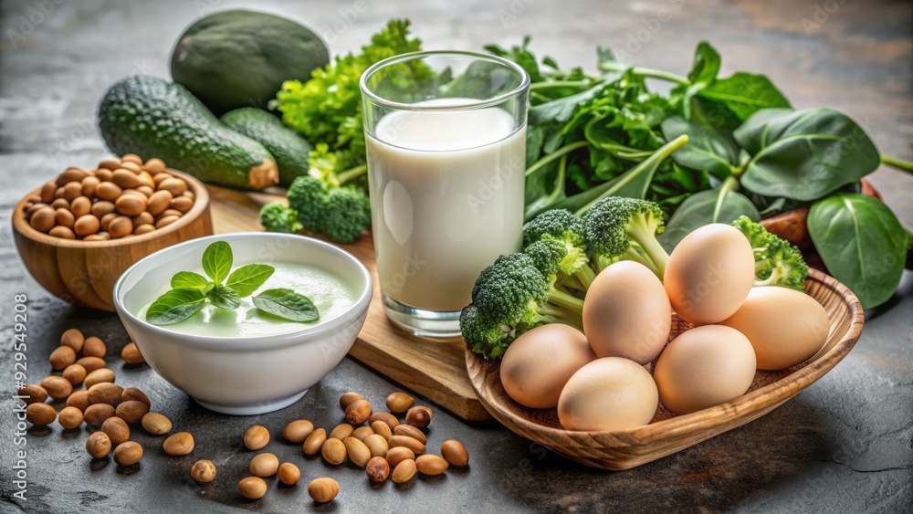 Choline-rich foods essential for the body include eggs, broccoli, nuts ...