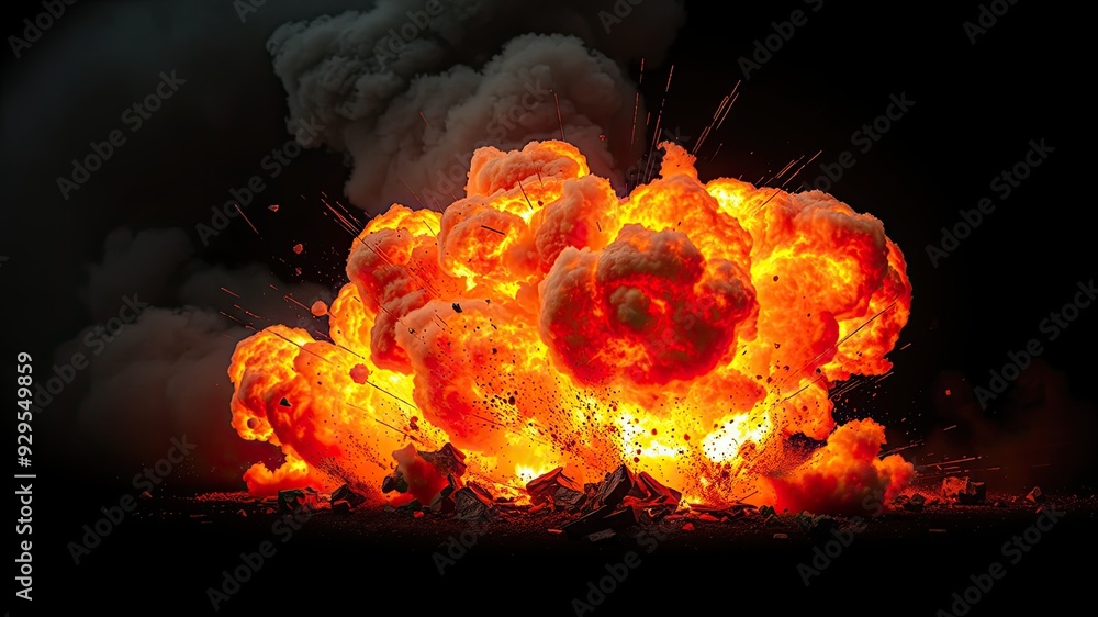 Fire in the fireplace, explosion wallpaper, fire explosion wallpaper ...