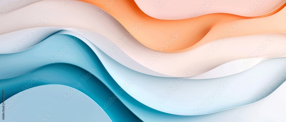 3D surface plot with smooth curves and shaded gradients, background ...