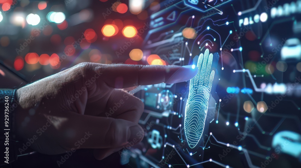 Investigate the development of biometric vehicle access, where ...