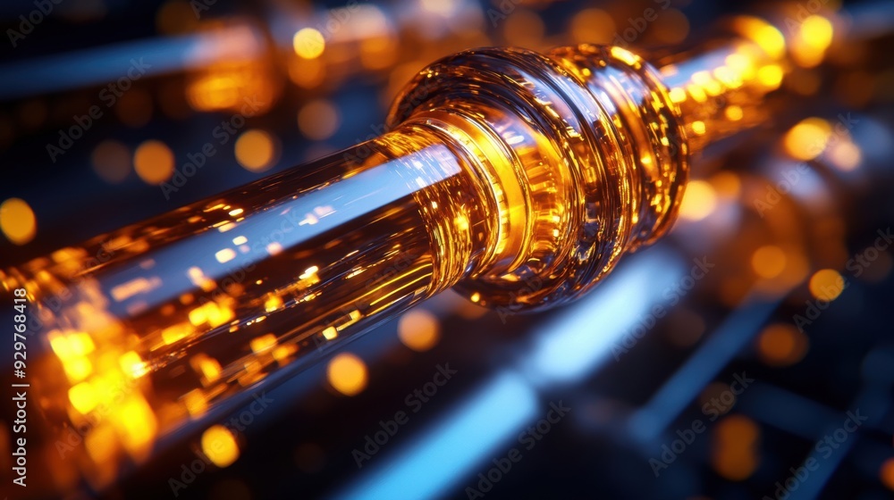 A close-up of crude oil flowing through refinery pipes, symbolizing the ...