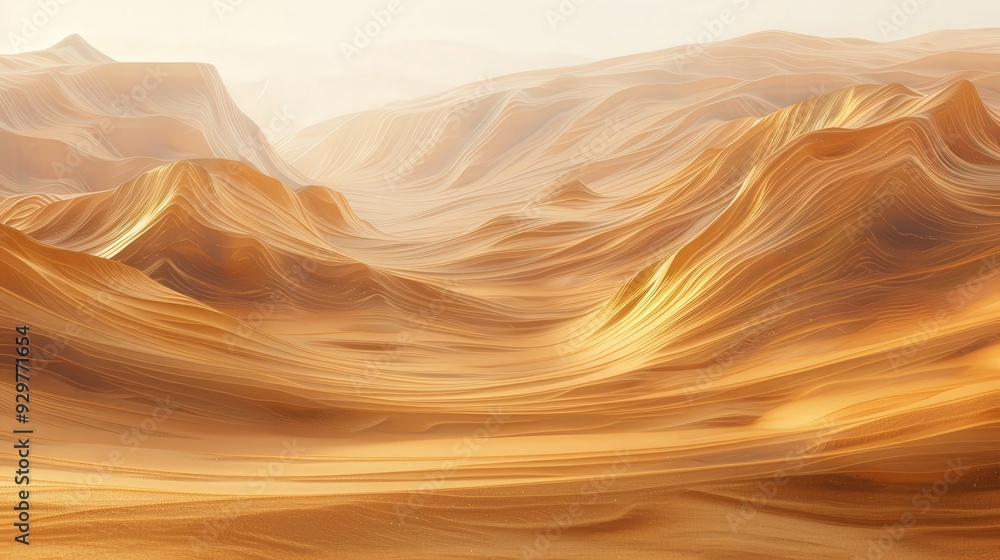 Desert heat waves and mirages create optical illusions and visual ...