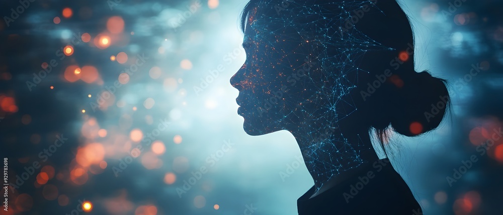 Behavioral Analysis Through Predictive Systems and Data Visualization Photography Concept ...