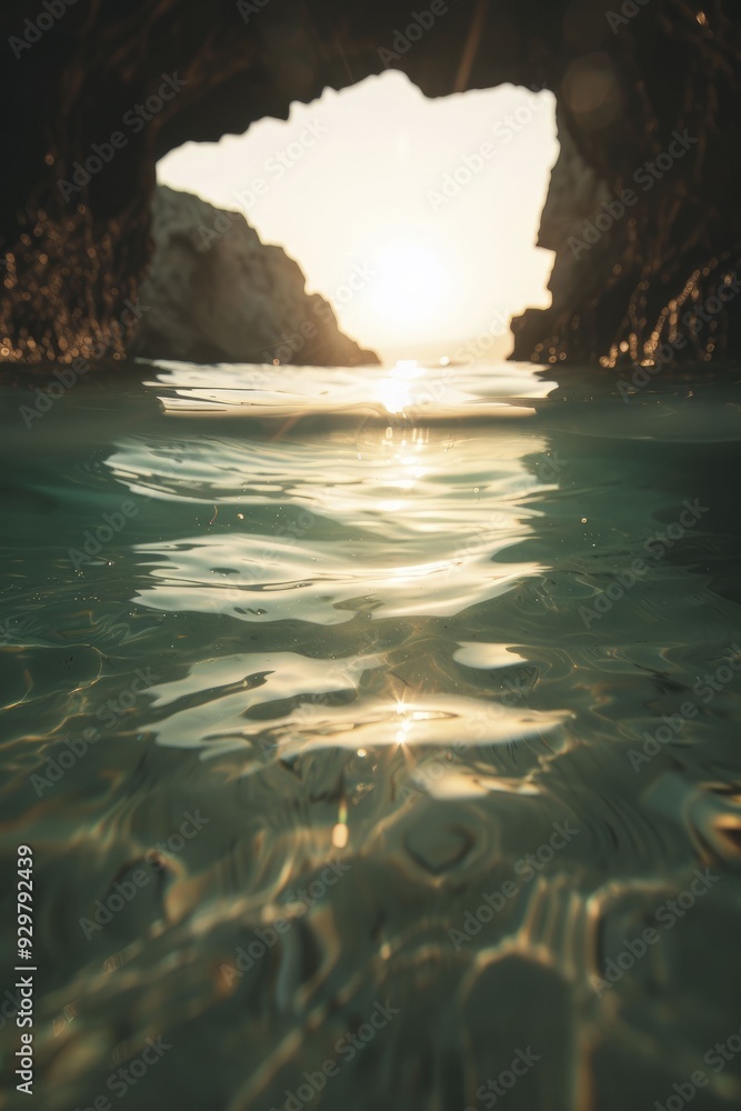 Mirrors capturing ocean light produce a surreal and captivating visual ...